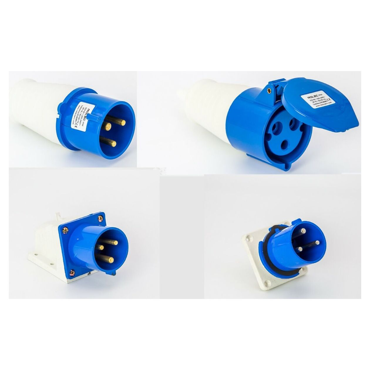32A Industrial IEC Connectors 2P+E – Electx Electrical Supply